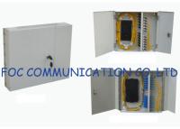 China Cold Steel Wall Mount Fiber Optic Patch Panel 12-96 Ports Indoor Outdoor for sale