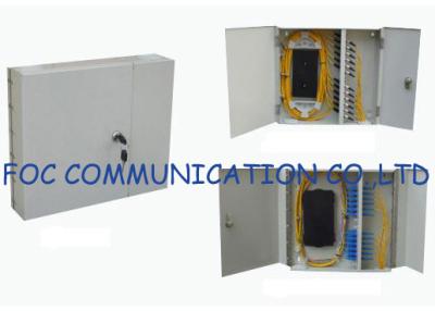 China Cold Steel Wall Mount Fiber Optic Patch Panel 12-96 Ports Indoor Outdoor for sale