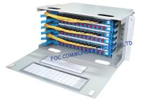 China Optical Distribution Frame 48 Cores Full Loaded SC FC Pigtails Adapters Fiber Patch Panel for sale