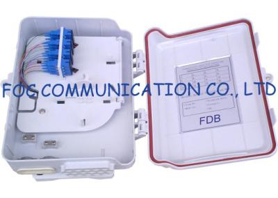 China 16 Ports Fiber Optic Distribution Box With Splitters and Adapter For FTTH​ for sale