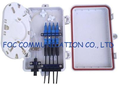 China FTTH Fiber Optic Terminal Box 4Ports for sale