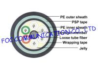 China Outdoor Fiber Optic Cable GYTY53 2-144 Cores Metallic Strength Member for Direct Buried Long Distance for sale