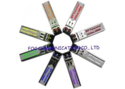 China 8 Channel CWDM SFP Transceiver Hot Pluggable 1.25Gbps 120km Single Mode Fiber Optic for sale