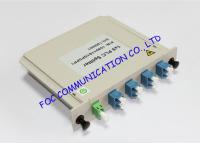 China Cassette Box Type LC / UPC Fiber PLC Splitter , 1×8 Passive Optical Splitter for sale