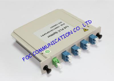 China Cassette Box Type LC / UPC Fiber PLC Splitter , 1×8 Passive Optical Splitter for sale