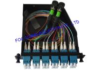 China Fiber Optic Patch Panel 24Core MPO Cassette Low Insertion Loss 0.4dB for Telecom Networks for sale
