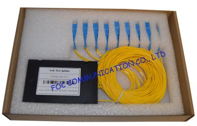 China Corning Fiber Optical PLC Splitter 1x16 Planar Lightwave Circuit 1260-1650nm for sale