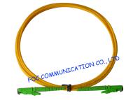 China E2000 Fiber Optic Patch Cord SM G.652D Fiber Simplex 3.0mm For Telecom Networks for sale
