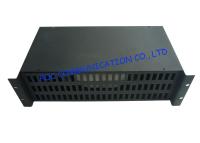 China 3U 72Port Fiber Optic Patch Panel SC Duplex Cold Rolled Steel Rack Mount for sale