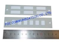 China SC Fiber Optic Adapter Plate 6 Pack Simplex Duplex for ODF Patch Panel 1U for sale