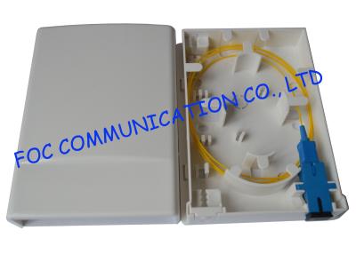 China 2 Port Wall Mount Fiber Optic Terminal Box Socket 120x90mm ABS for sale