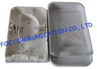 China Plastic Fiber Optic Terminal Box Wall Mount 205x115x35mm 3 Cable Ports FTTH for sale
