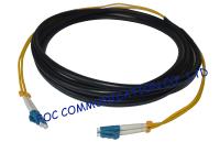China Armored Fiber Optic Patch Cord Outdoor LC SM High Crush Resistance Stainless Steel Tube for sale