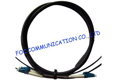China FTTA Fiber Optic Patch Cable LC 2 Core Armored Tube High Tensile Strength 0.3dB for sale