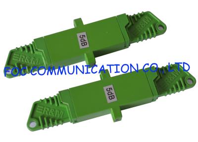 China E2000 APC Female to Female Fiber Optic Attenuator 5dB Optical Signal Power Reducer for sale