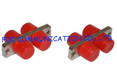 China Rectangular FC SM Duplex Fiber Optic Adapter High Precision Alignment 0.1dB for sale