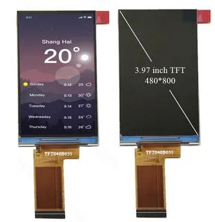 China 3.97 Inch IPS TFT LCD Display 480x800 Pixels with GC9503 Driver IC for Industrial Applications for sale