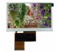 China Transparent 4.3 LCD TFT Display 480x272 Dot TFT Color Screen for sale