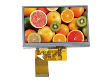 China 4.3 Inch TFT LCD Display Module 480x272 RGB 24-Bit Interface with 6 O'clock View Direction for sale