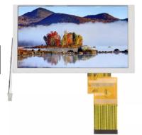 China 6.2 Inch LCD TFT Display Customized With 800 X 480 Pixels / 60Pin Interface for sale