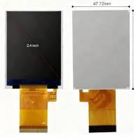 China 2.4 Inch IPS TFT LCD Display 240x320 Resolution with 350 Nit Brightness and MCU RGB Interface for sale