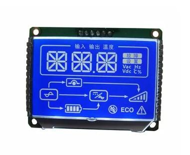China STN Negative 7 Segment LCD Display 3.3V with HT1621 Driver - 60x46x14.1mm Module Size for sale