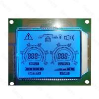 China 3.3V-5V 7 Segment TN LCD Display Module with Blue Backlight HT1621 COB - 66x56x10.2mm Size for sale