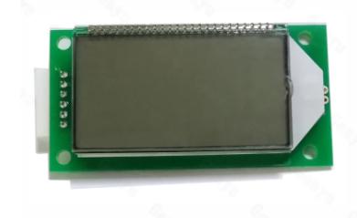 China Custom 7 Segment LCD Display 69.48x36mm TN Positive Mode 5.0V with HT1621 Driver IC for sale