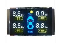 China VA Segmented LCD Display Black Screen Module 79x47x2mm for Car Tire Pressure Systems with 1/8 Duty Drive for sale