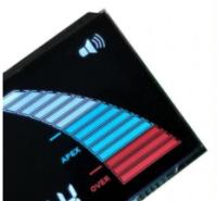 China Black VA LCD Display 25PIN 5.0V 12 O'clock Transmissive for sale