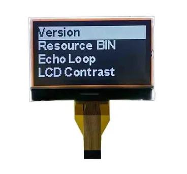 China DFSTN 2.4 Inch LCD Display Module 128x64 SPI Interface COG FPC for Handheld Devices for sale