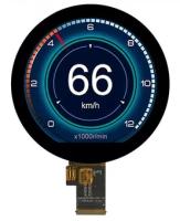 China 3.6 Inch Round TFT LCD Display with 1000 cd/m² Brightness, 544×506 Resolution for Industrial Instruments for sale