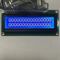 China 7 Inch 16x2 LCD Display Module with STN Blue Background and White Backlight - 80x36mm PCB Size for sale