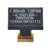 China 1.3 Inch I2C OLED Display Module 128x64 Resolution SH1106 Controller 3.3V-4.2V for sale