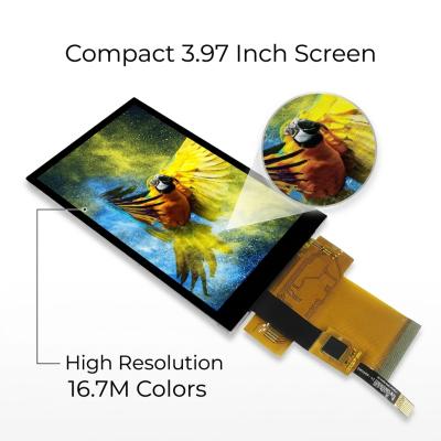 China NT35510 Driver IC 3.97 Inch IPS TFT LCD Display with 480x800 Resolution and 16.7M Colors for sale