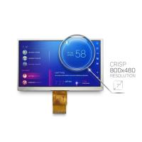 China 7 Inch TFT LCD Display 800x480 Resolution with LED Backlight, 3.3V Input and 50PIN FPC Connector for sale
