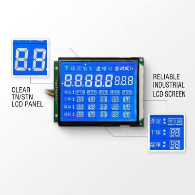 China 8x2 Character Monochrome LCD Display 3.3V 40.0x29.5mm Module with S6B0069 Controller for sale