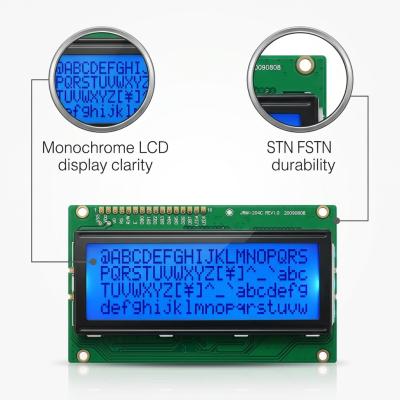 China BBI Monochrome LCD Display 122x32 Dot Matrix with STN/FSTN Construction, 84.0×44.0mm Module Size, SED1520 Controller for sale