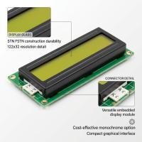 China BBI Monochrome LCD Display 122x32 Dot Matrix with STN/FSTN Construction, 84.0×44.0mm Module Size, SED1520 Controller for sale