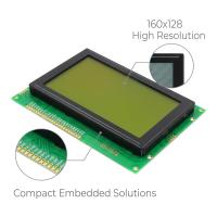China 6 O'clock Monochrome LCD Panel 160x128 Dot Matrix Display with 5V Power and Extended Temperature Range for sale