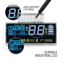 China BBI Monochrome LCD Display HTN Positive Polarizer 102.00mm × 34.50mm with 12 O'Clock Viewing Direction for sale