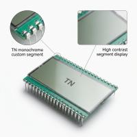 China TN Positive Reflective Monochrome LCD Display 34.0x26.0mm with 3.0V Operation and Custom Black Digits for sale