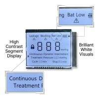 China Monochrome White Custom Segment HTN Positive LCD Display 3.3V 27PIN 43x37mm View Area for sale
