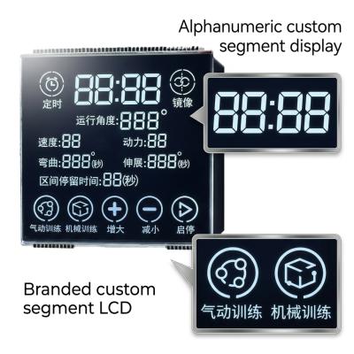China VATN Alphanumeric Custom Segment LCD Display TN Negative Transmissive 5.0V 36 Pins -30°C to +80°C Operating Temperature for sale