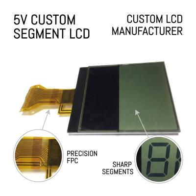 China 5.0V Custom Segment LCD Display 216×64 Dots with ST75256 Driver IC - 3.3V Power Supply, -20℃ to 70℃ Operating Range for sale
