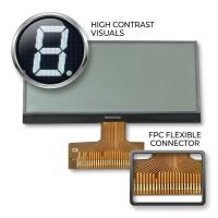 China 3.0V Custom LCD Panel 93x56mm TN Transmissive Display with FPC Connector for Segmented Alphanumeric Applications for sale