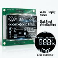 China Segmented VA LCD Display 78x71mm Black Panel White Backlight HT1623 COB PIN Module with 5.0V Operation for sale