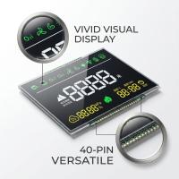China High Contrast VA LCD Display 113x75mm with 3.6V Operating Voltage and 40-Pin Connectivity for sale