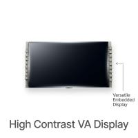 China 2.2 Inch VA LCD Display 5V Negative Driving with 57x29.2x2.0 mm Dimensions for sale