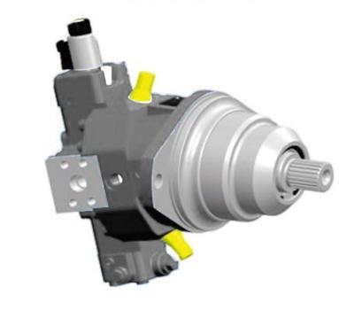 China 450 Bar High Pressure Bent Axis Piston Motor High Torque For Excavator for sale